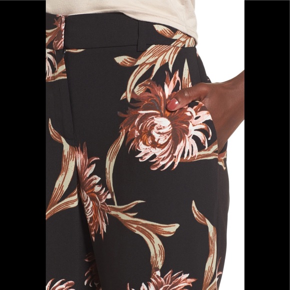 Leith | Pants & Jumpsuits | Leith Heigh Waisted Wide Leg Floral Pants ...